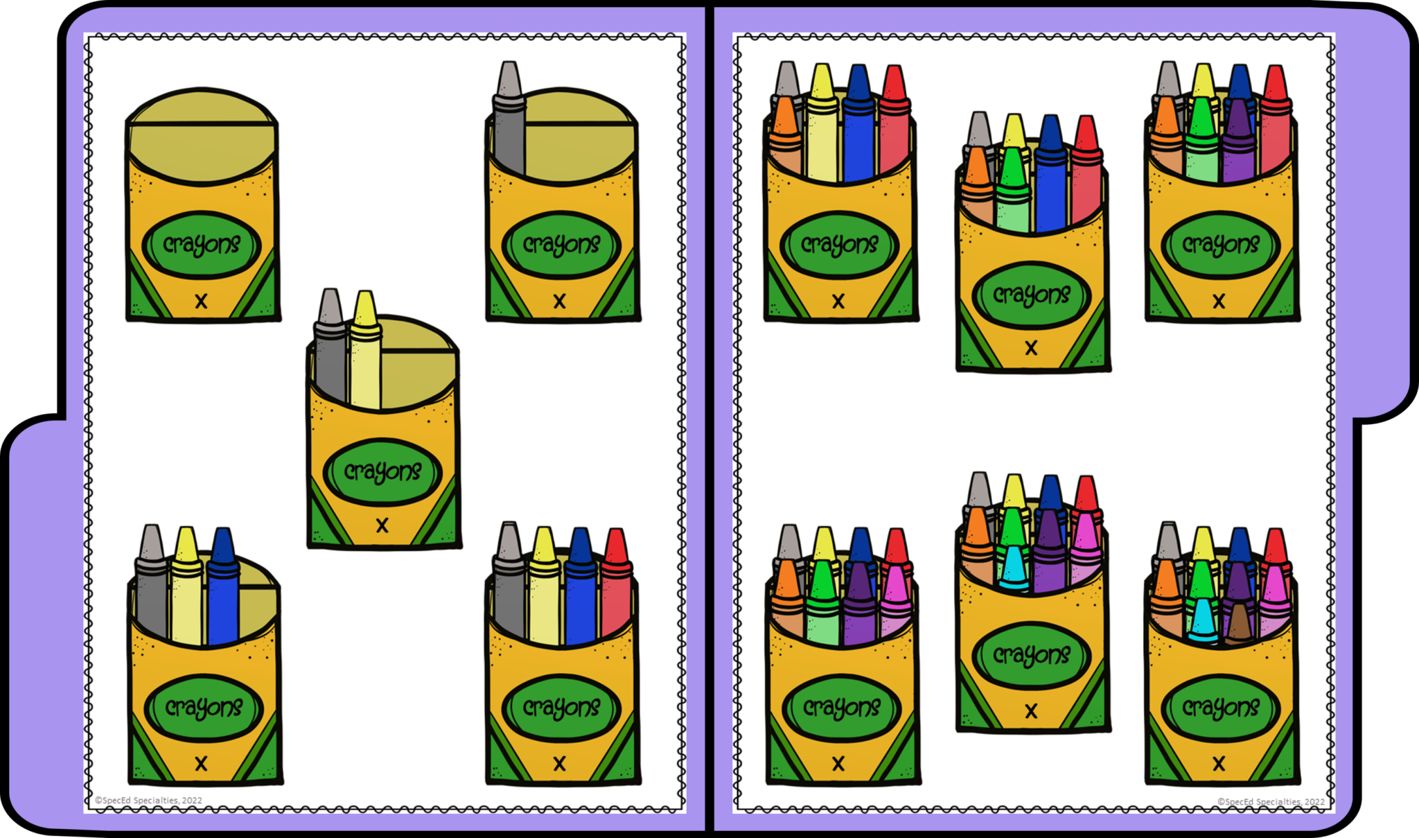 Back to School File Folders for August / Sept in Special Education ...