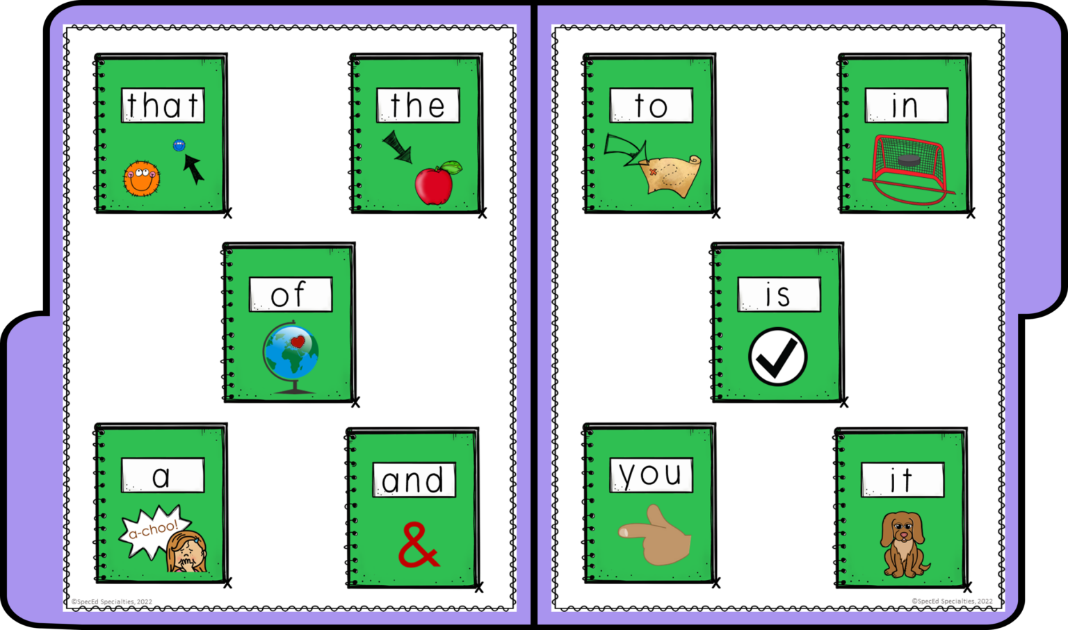 Back to School File Folders for August / Sept in Special Education ...