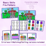 Back to School File Folders for August / Sept in Special Education ...