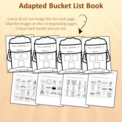 End of the Year Summer Bucket List: Adapted & Differentiated for ...