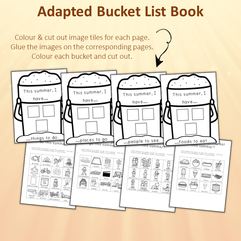 End of the Year Summer Bucket List: Adapted & Differentiated for ...