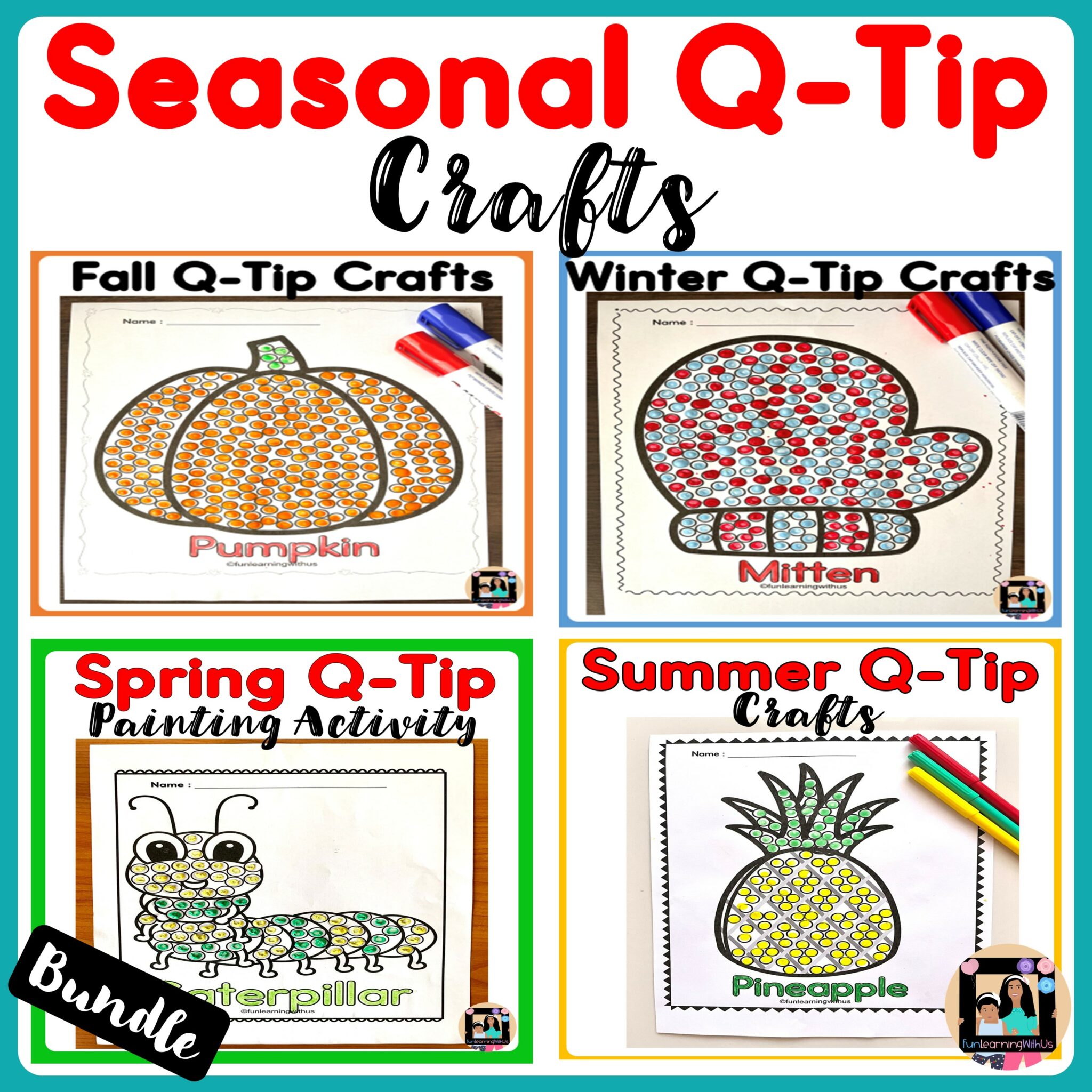 Consonant Beginning Blends Craft Bundle | Made By Teachers