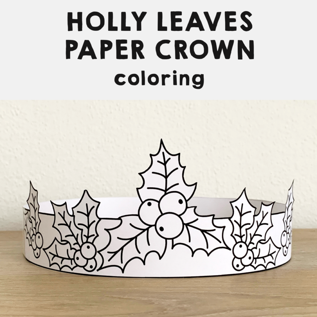 Chef Hat Cook Paper Crown Printable Coloring Craft Activity for kids ...