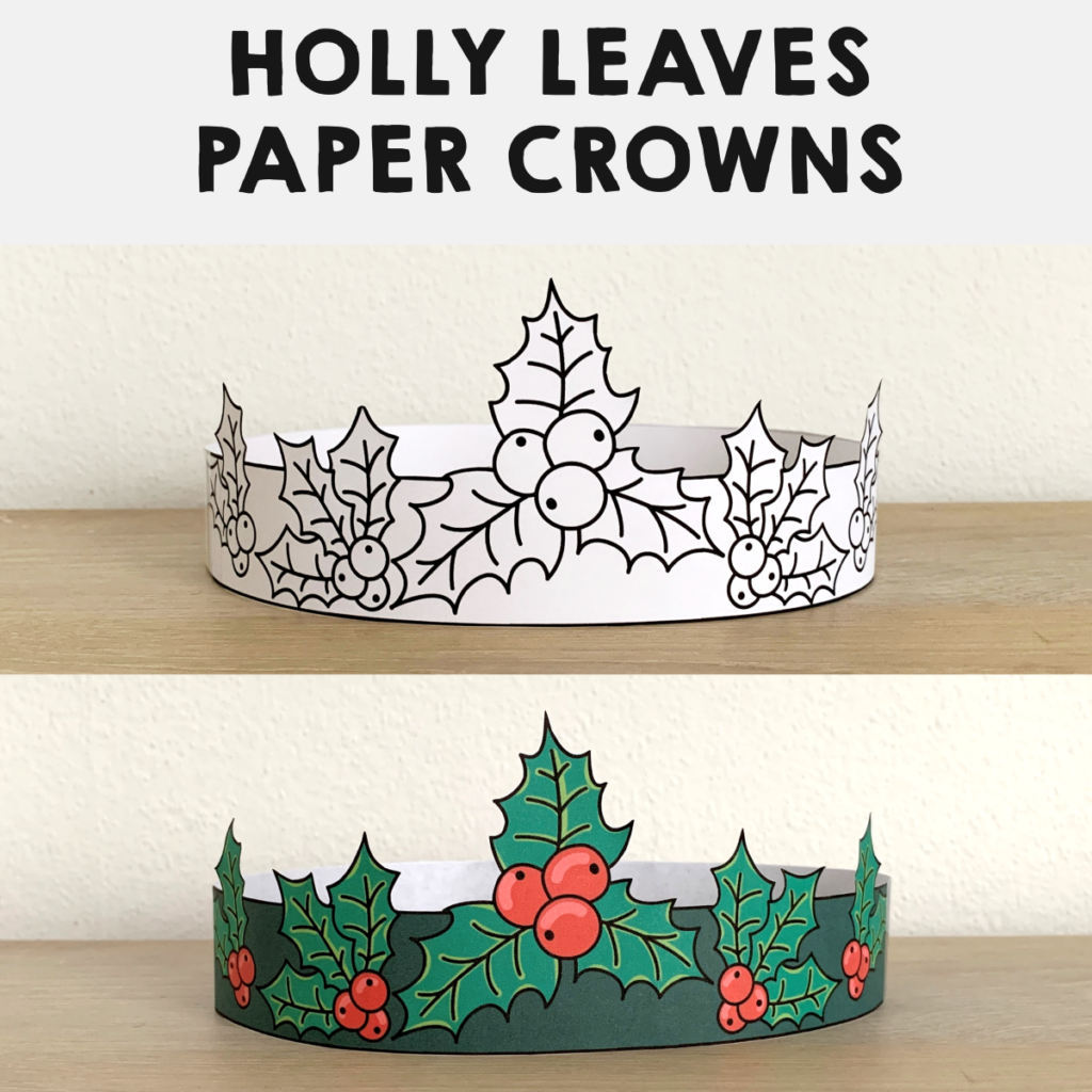 Deer Paper Crown Printable Coloring Craft - Made By Teachers