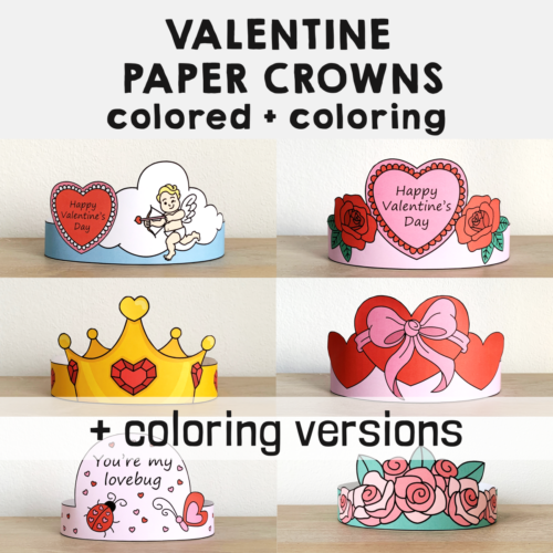 Leopard Paper Crown Jungle Animal Headband Printable Coloring Craft ...