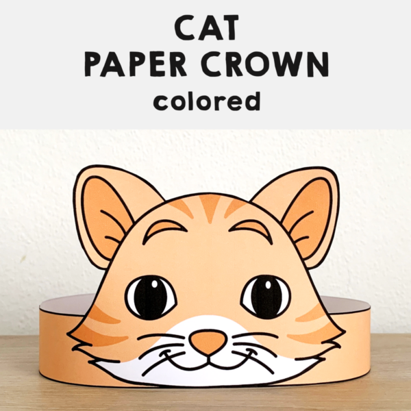 Cowboy Hat Paper Crown Printable Wild West Coloring Craft Activity for ...