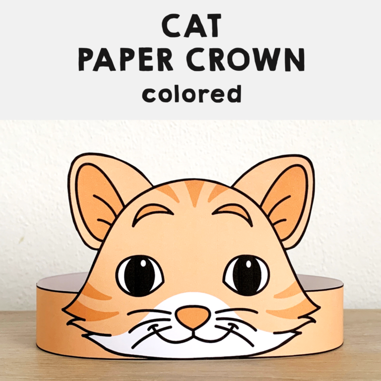 Cowboy Hat Paper Crown Printable Wild West Coloring Craft Activity for ...