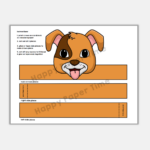 Dog Paper Crown Printable Costume Pets Animal Craft Activity - Made By ...