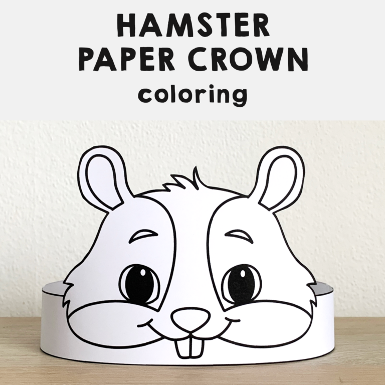 Fish Paper Crown Printable Ocean Animal Coloring Craft - Made By Teachers