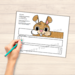 Rabbit Bunny Paper Crown Printable Coloring Pets Animal Craft Activity ...