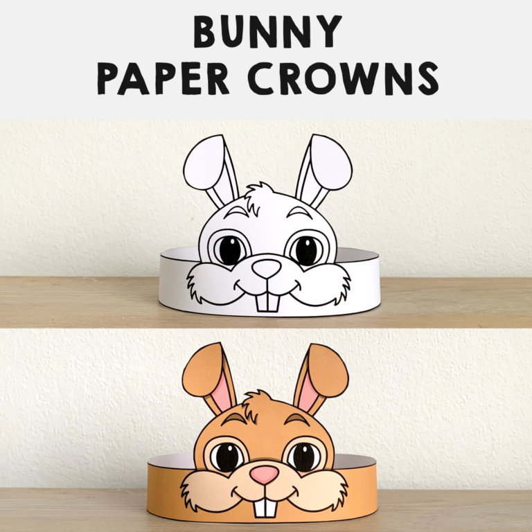 Dog Ears Crown Headband Printable Coloring Craft - Made By Teachers