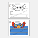 Parrot Bird Paper Crowns Printable Coloring Pets Animal Craft Activity ...