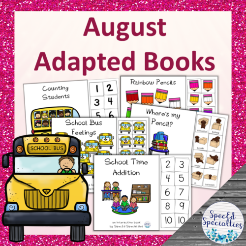 Back to School Adapted Books for August - Made By Teachers