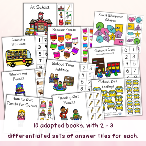 Back to School Adapted Books for August - Made By Teachers