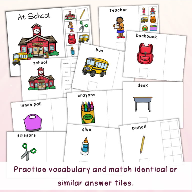 Back to School Adapted Books for August - Made By Teachers