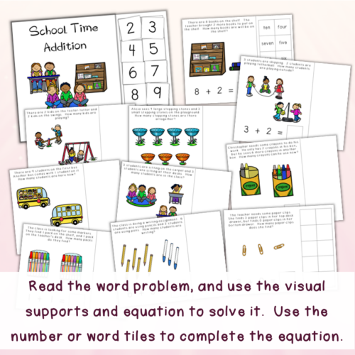 Back to School Adapted Books for August - Made By Teachers