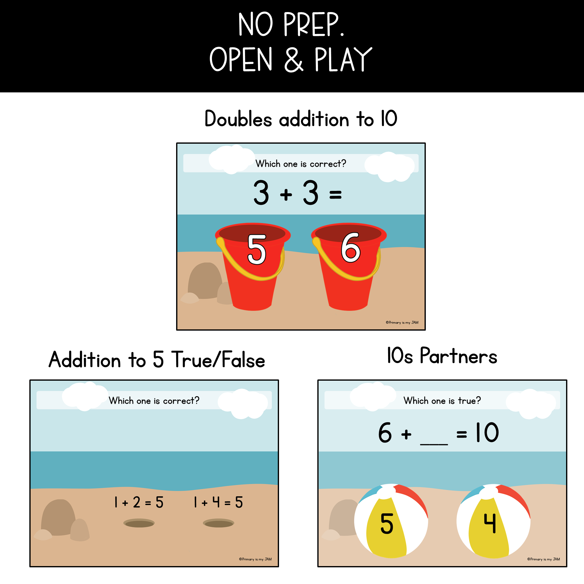 Kindergarten Summer Addition to 10 - Digital Escape Room | Made By Teachers