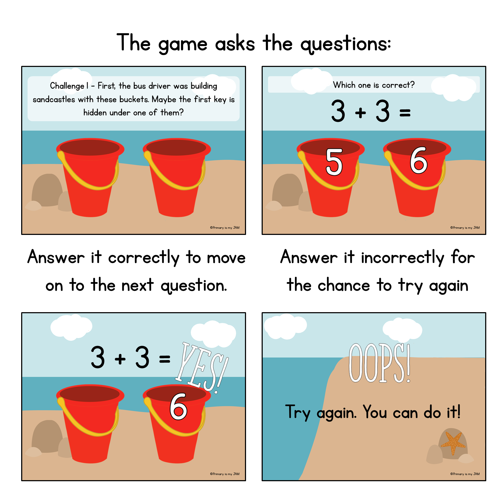 Kindergarten Summer Addition to 10 - Digital Escape Room | Made By Teachers