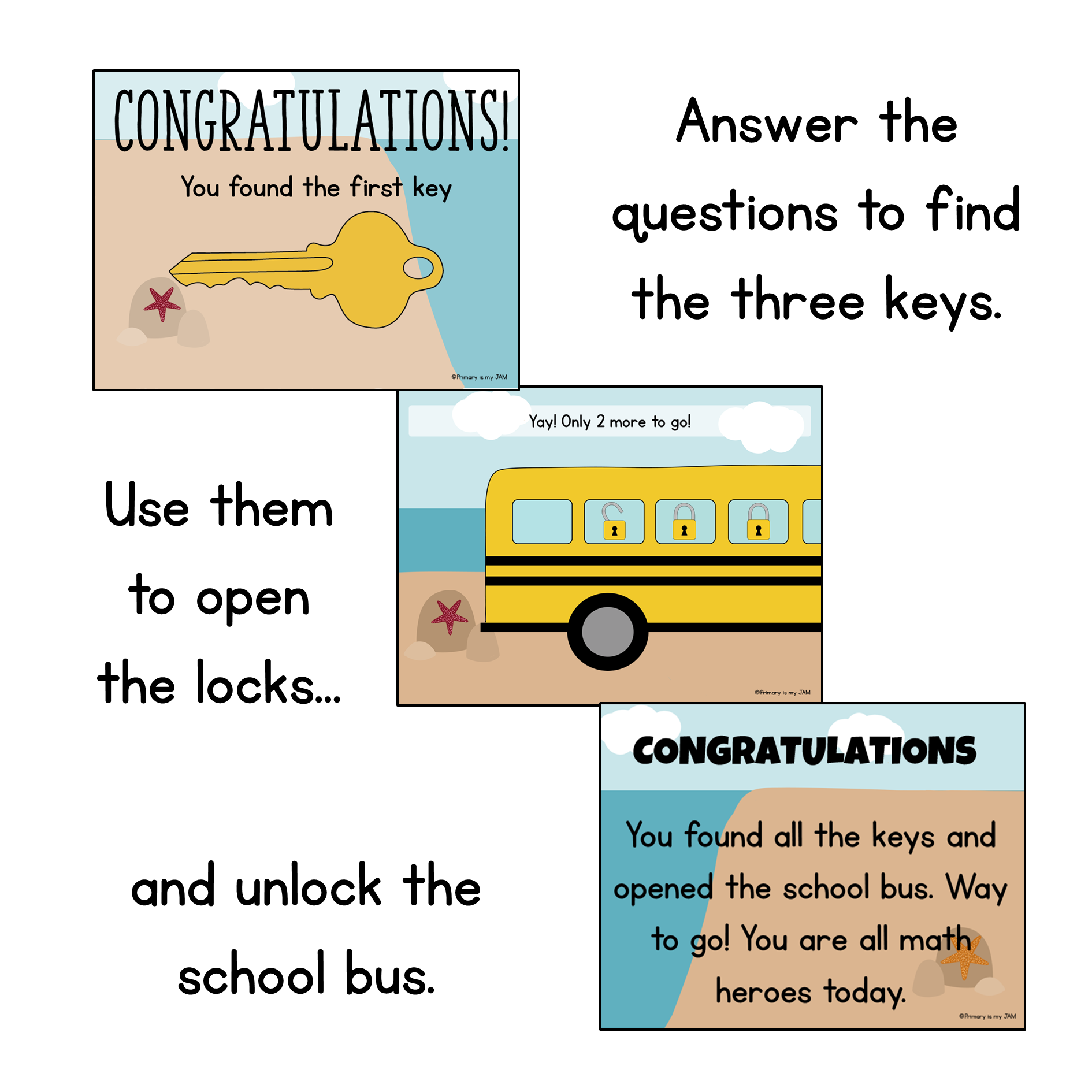 Kindergarten Summer Addition to 10 - Digital Escape Room | Made By Teachers