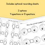Summer Comparing Numbers to 20 - Greater than, less than or equal to ...