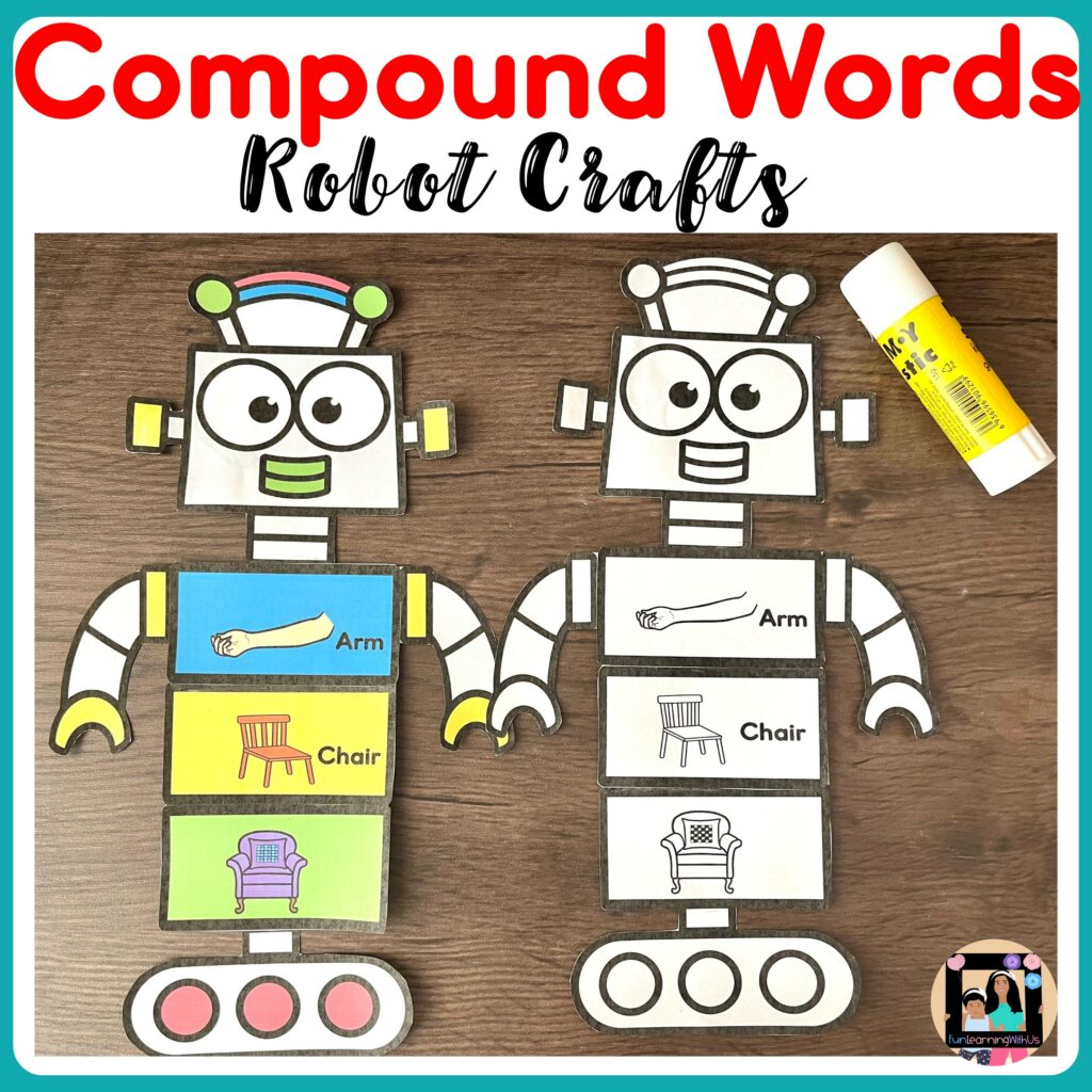 Robot Compound Words activity Literacy Activities - Made By Teachers