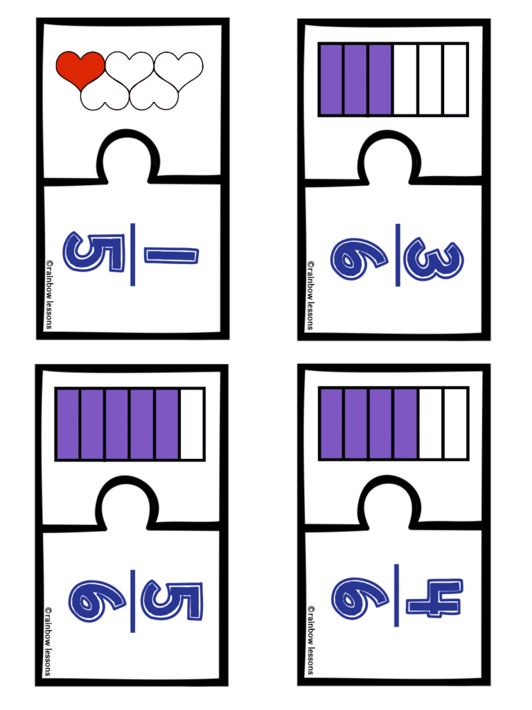 Fractions First Grade | Fractions Game | Fractions Puzzles | Math ...