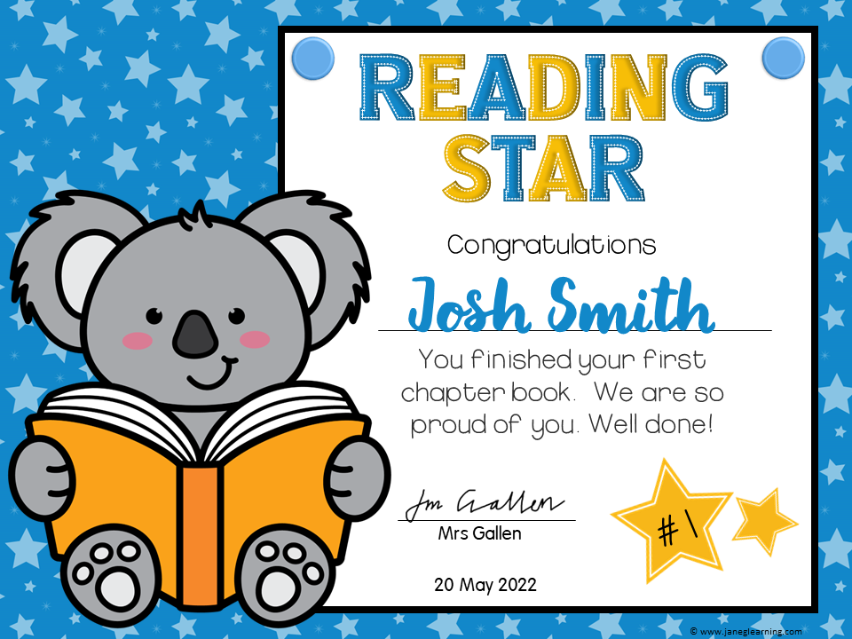 Editable Reading Awards | Reading Certificates | Animal Awards 2 | Made ...