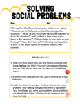Solving Social Problems - Made By Teachers
