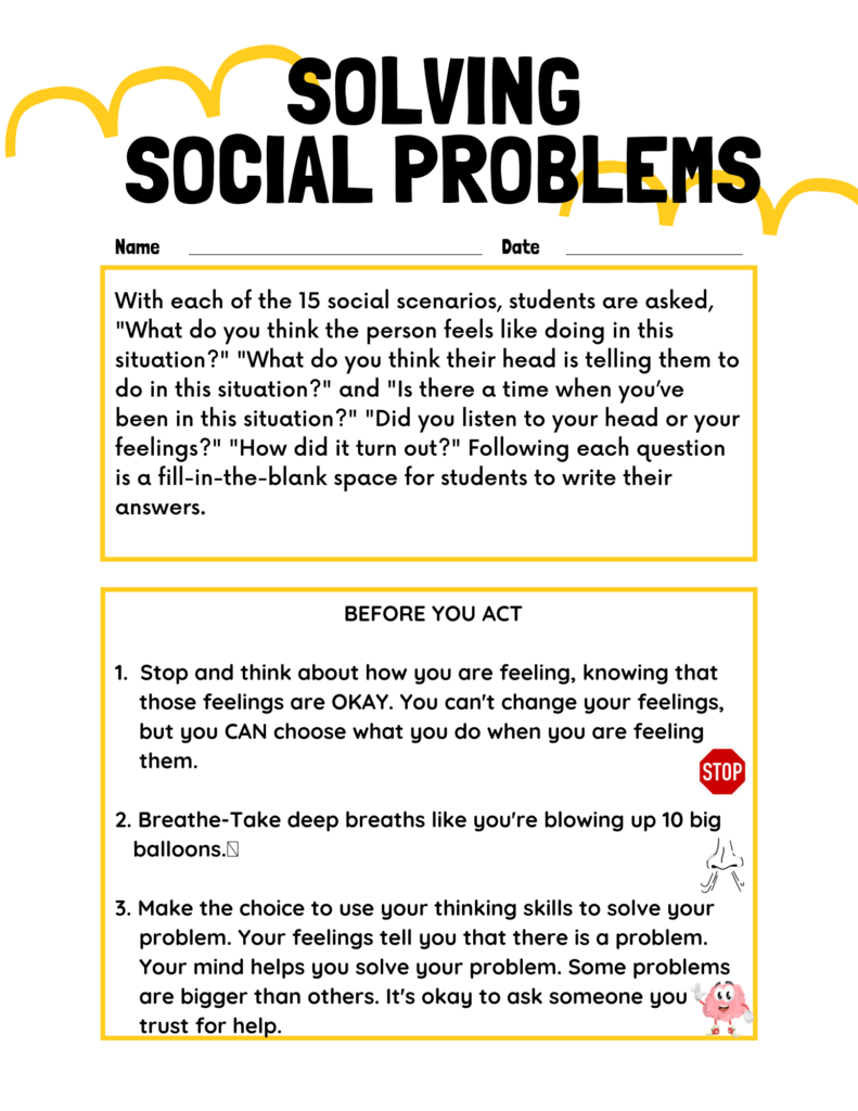 Solving Social Problems - Made By Teachers