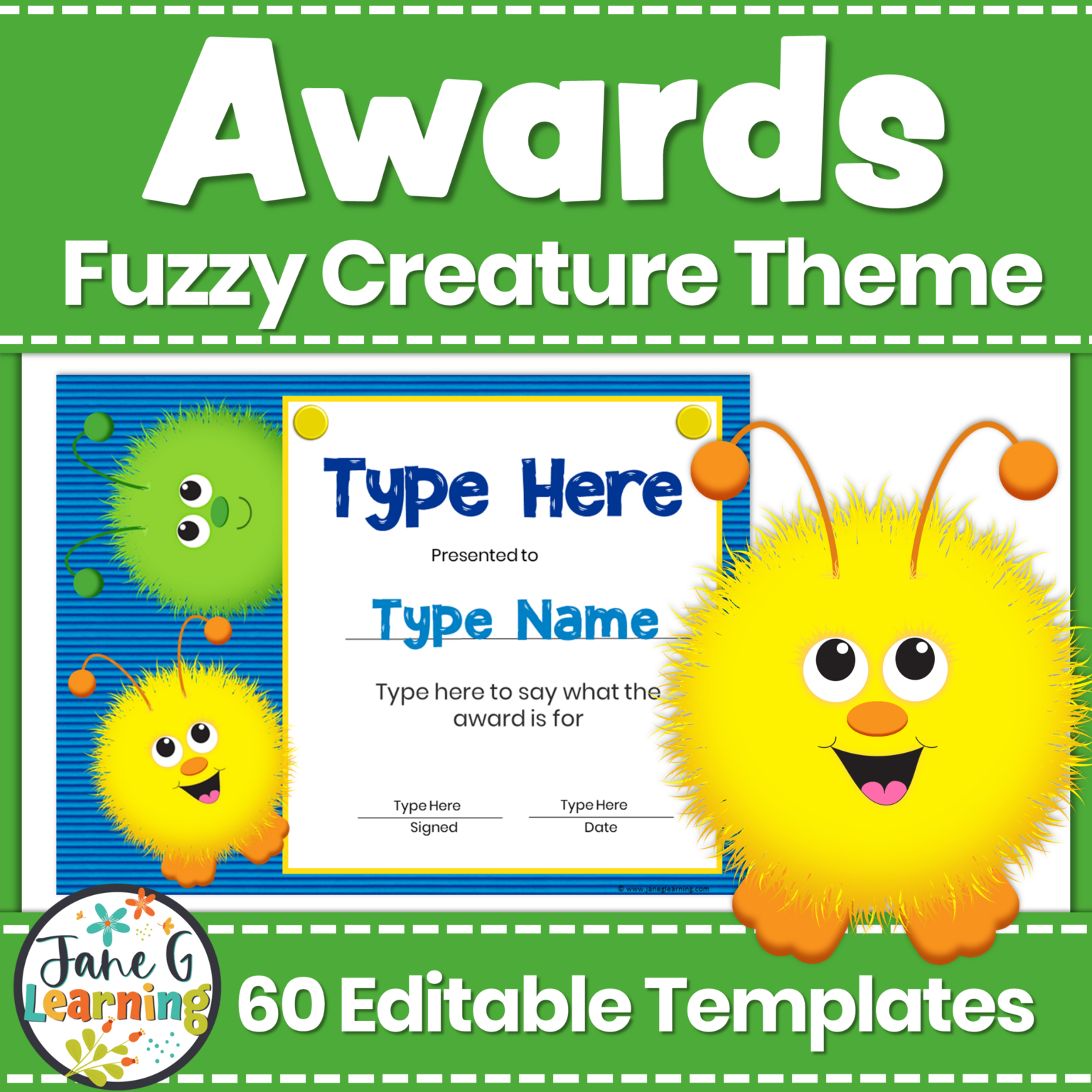 Editable Reading Awards | Reading Certificates | Animal Awards 2 - Made ...