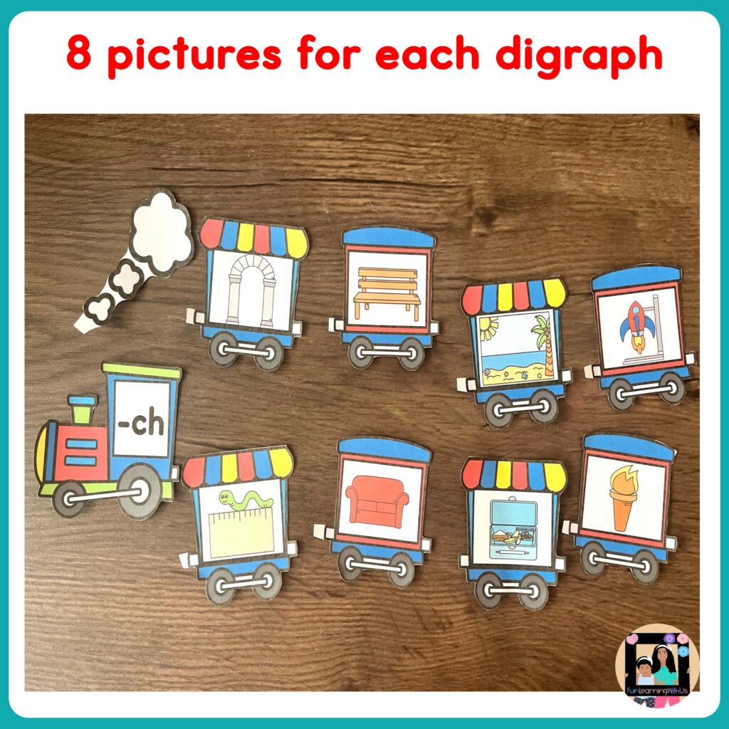 Ending Digraph Craft | Kindergarten Literacy Center Activities | Made ...