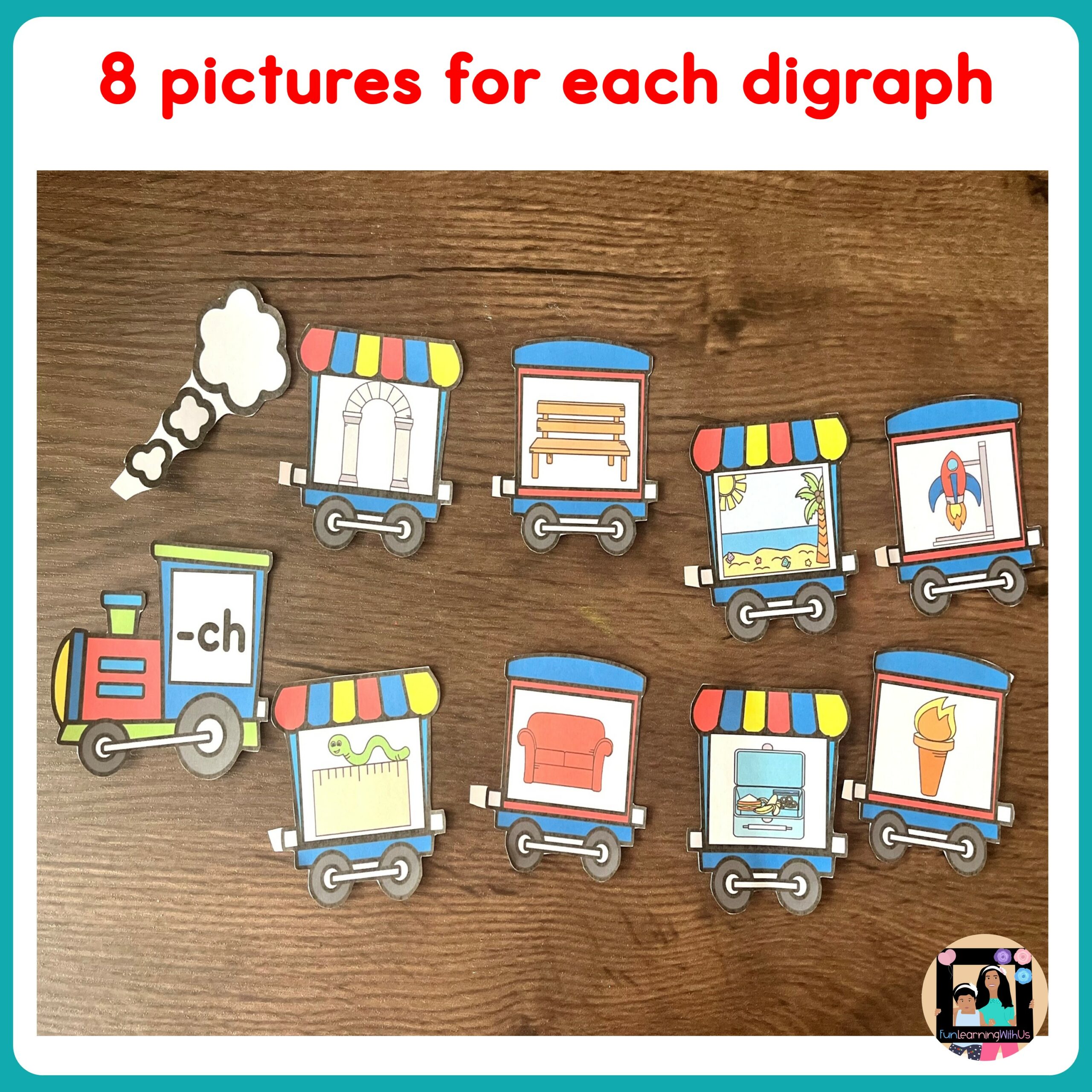 Ending Digraph Craft | Kindergarten Literacy Center Activities | Made ...