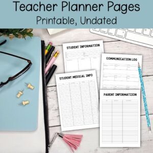 Printable Teacher Planner Pages - Made By Teachers