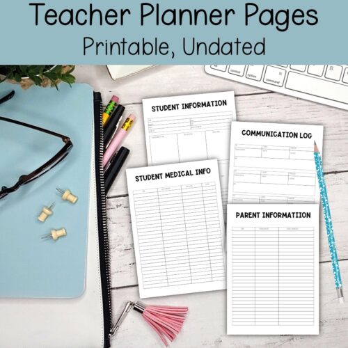 Printable Teacher Planner Pages - Made By Teachers