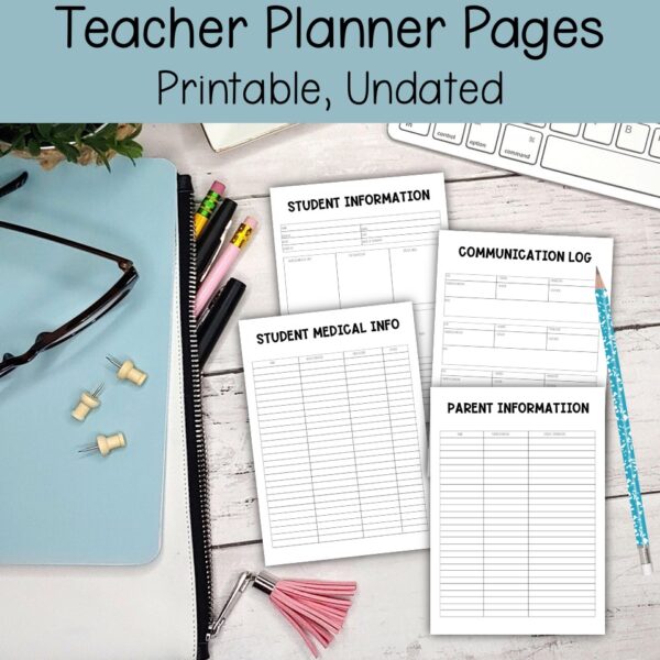 Printable Teacher Planner Pages | Made By Teachers