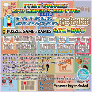 Fully Colored HALLOWEEN Rebus Puzzle Game Frames 151–175 PNGs | Made By ...