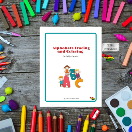 Alphabets Tracing and Coloring Activity Sheets - Made By Teachers