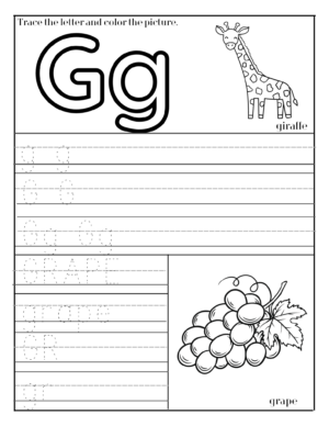 Alphabets Tracing and Coloring Activity Sheets - Made By Teachers