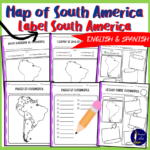 Map of South America Label South America - Made By Teachers