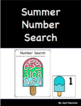 Summer Themed Number Search - Made By Teachers