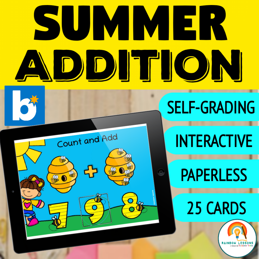 Summer Addition | Summer Math Activities | Counting Numbers 1-10 ...