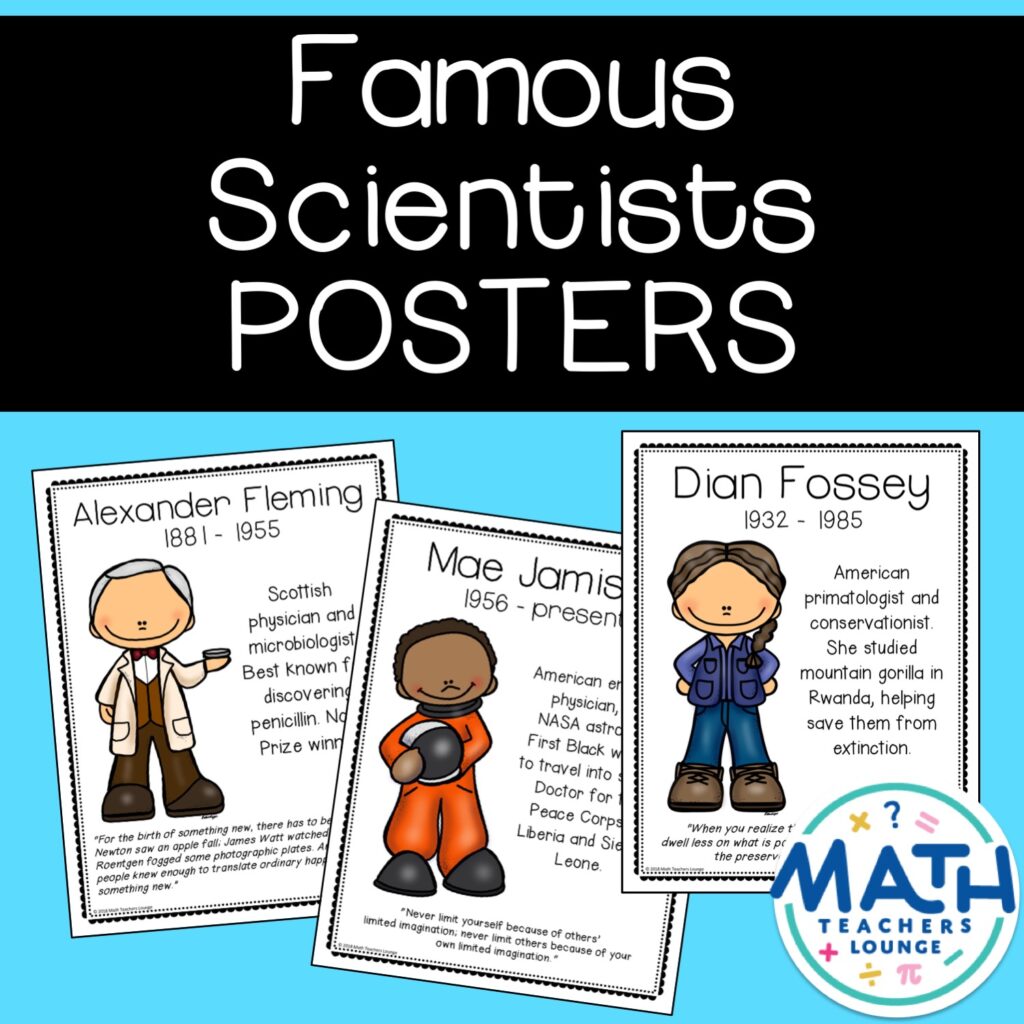 Famous Scientists Posters - Made By Teachers