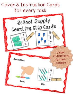 Back to School Task Boxes - Language, Math, Fine Motor, & Basic Skills ...