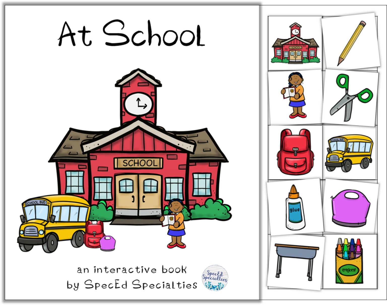 Back to School Adapted Resources for Special Education August BUNDLE ...