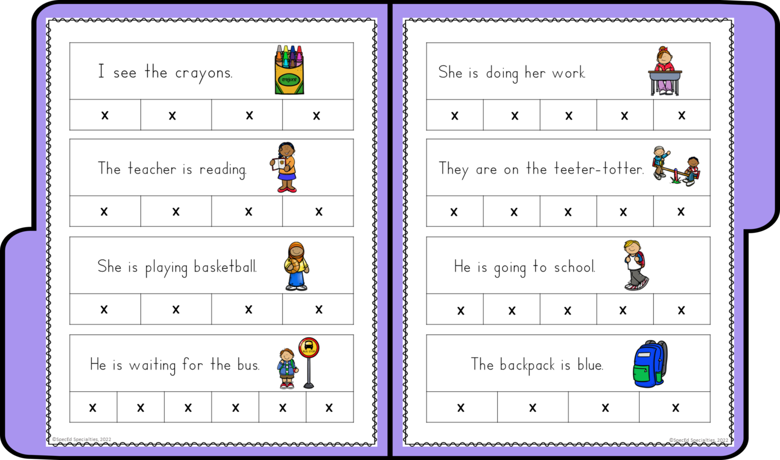 Back to School Adapted Resources for Special Education August BUNDLE ...