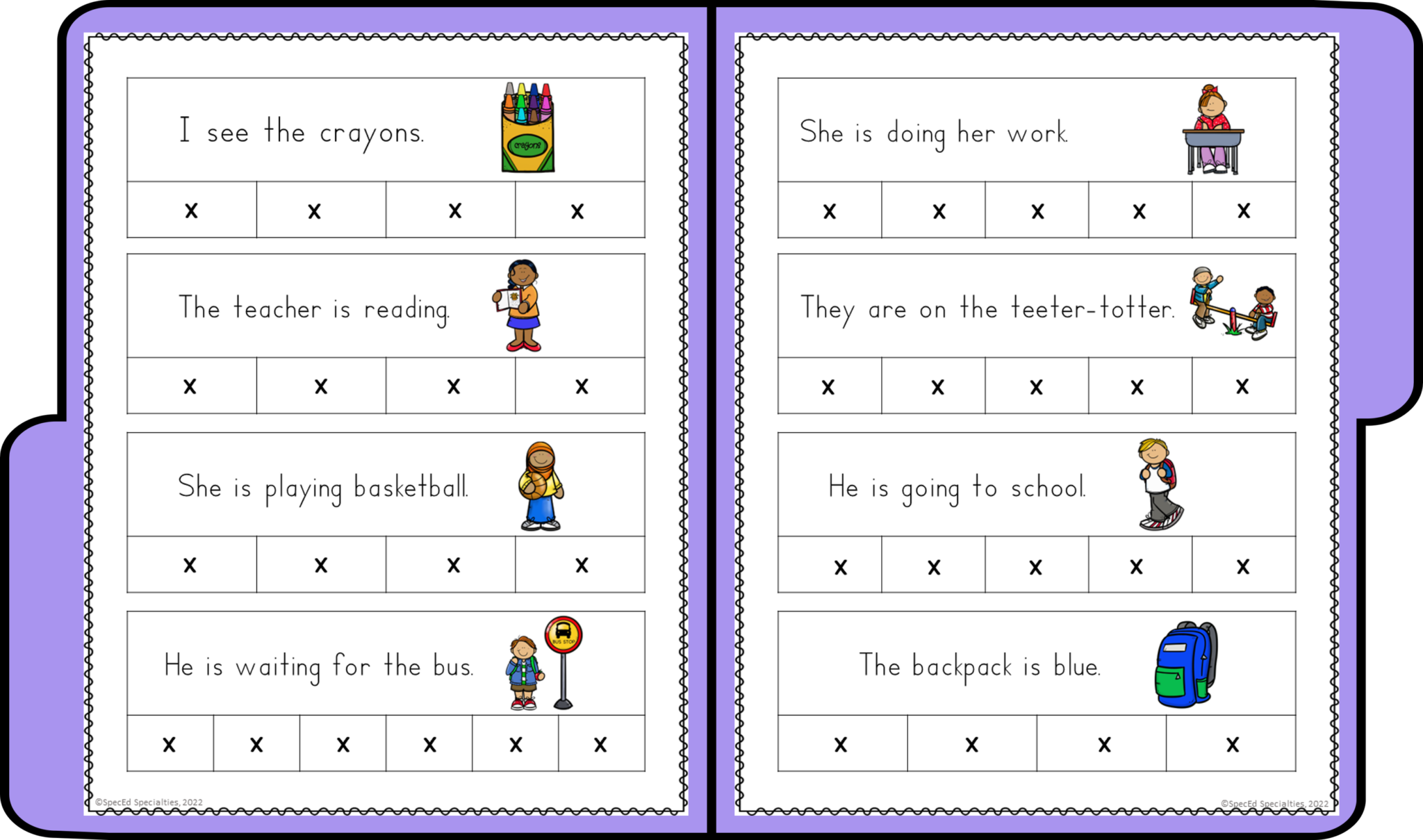 Back to School Adapted Resources for Special Education August BUNDLE ...