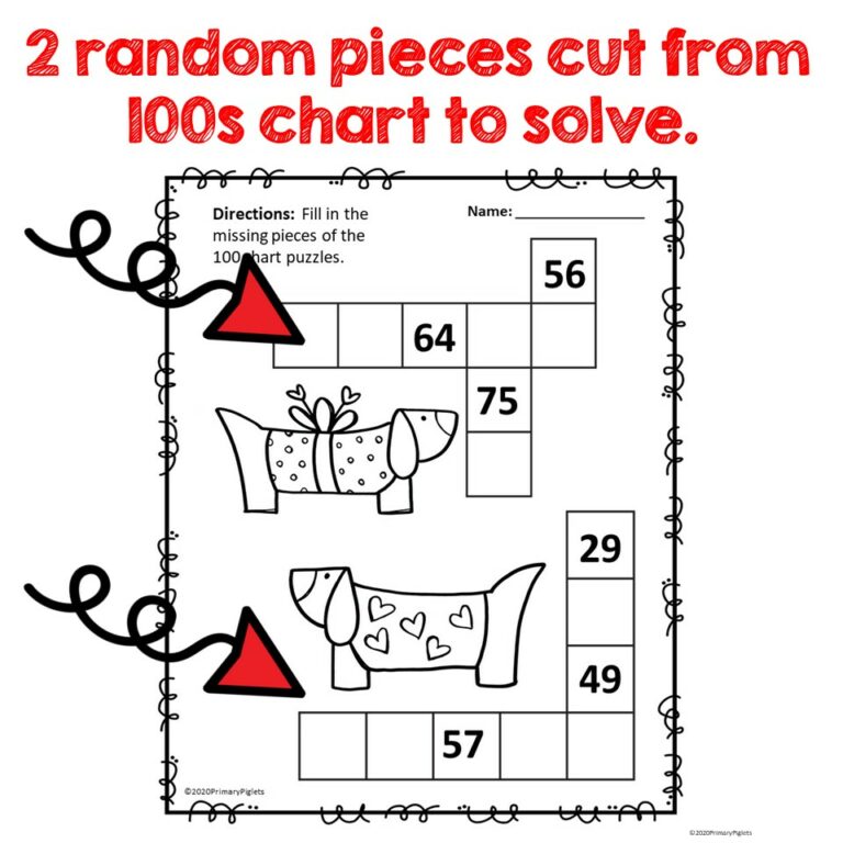 VALENTINE'S DAY MATH 100 CHARTS | VALENTINE'S DAY ACTIVITIES ...