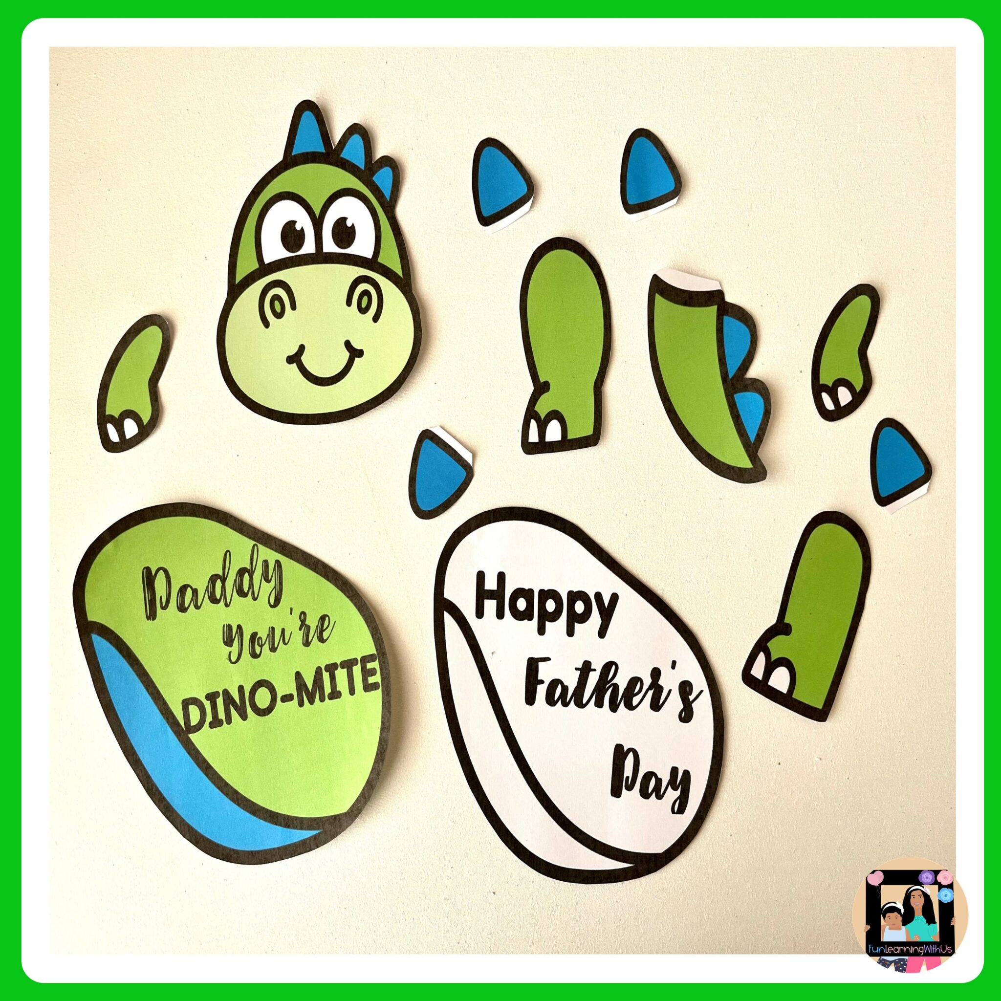 Father's day Dinosaur Craft | Grandparent day Dino Craft | Made By Teachers