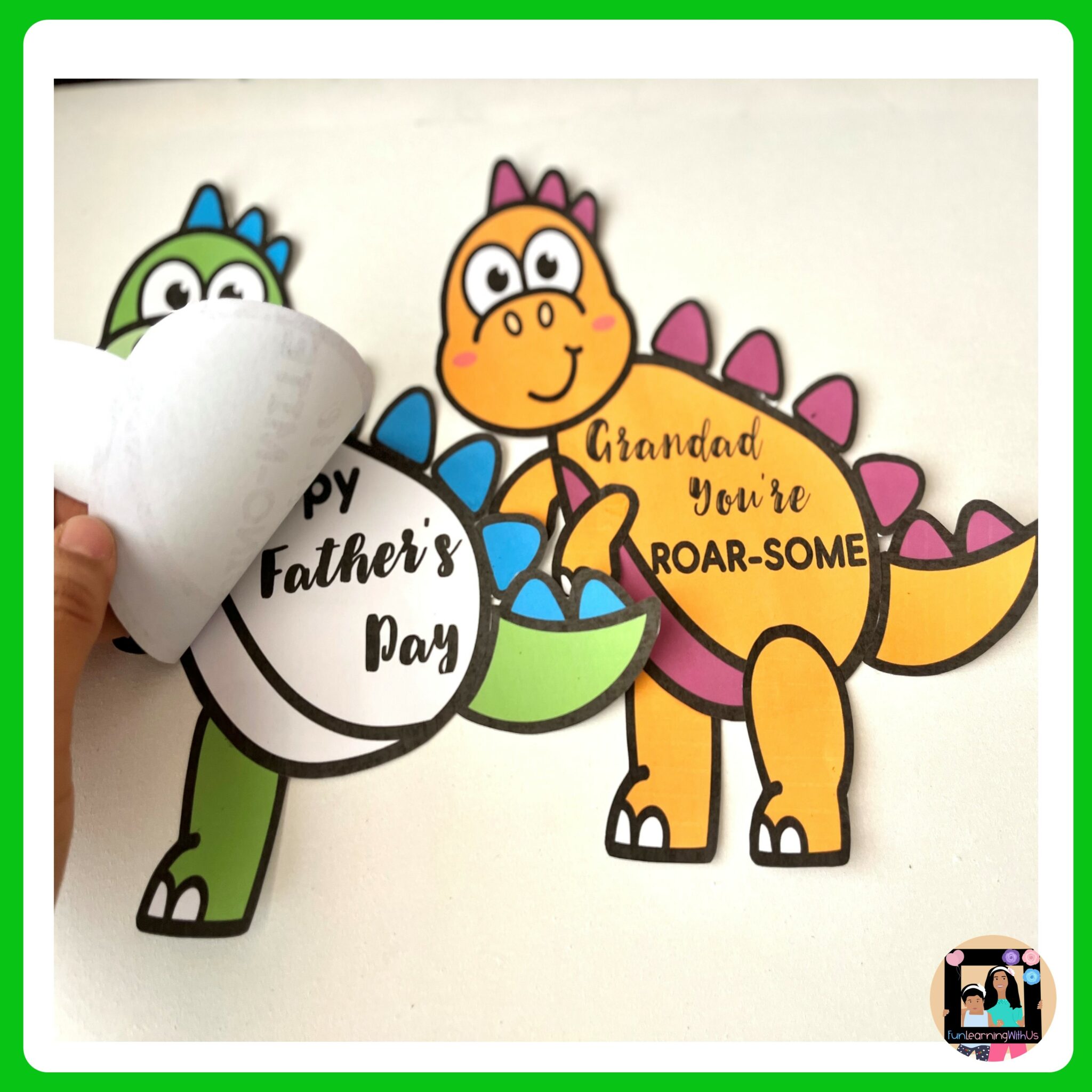Father's day Dinosaur Craft | Grandparent day Dino Craft - Made By Teachers