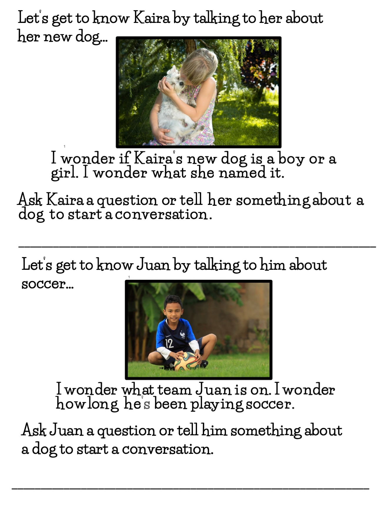 Starting A Conversation Social Language Skills Practice | Made By Teachers